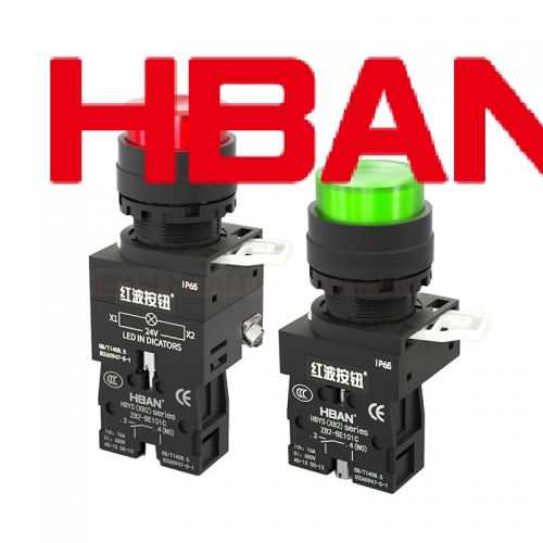 HBAN High Head Push Button | 600v 10A XB2 Button with Stackable Contact ...