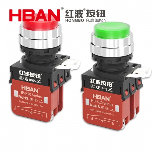 High Current Push Button Switch Robust 20a400v Control Solution 9401
